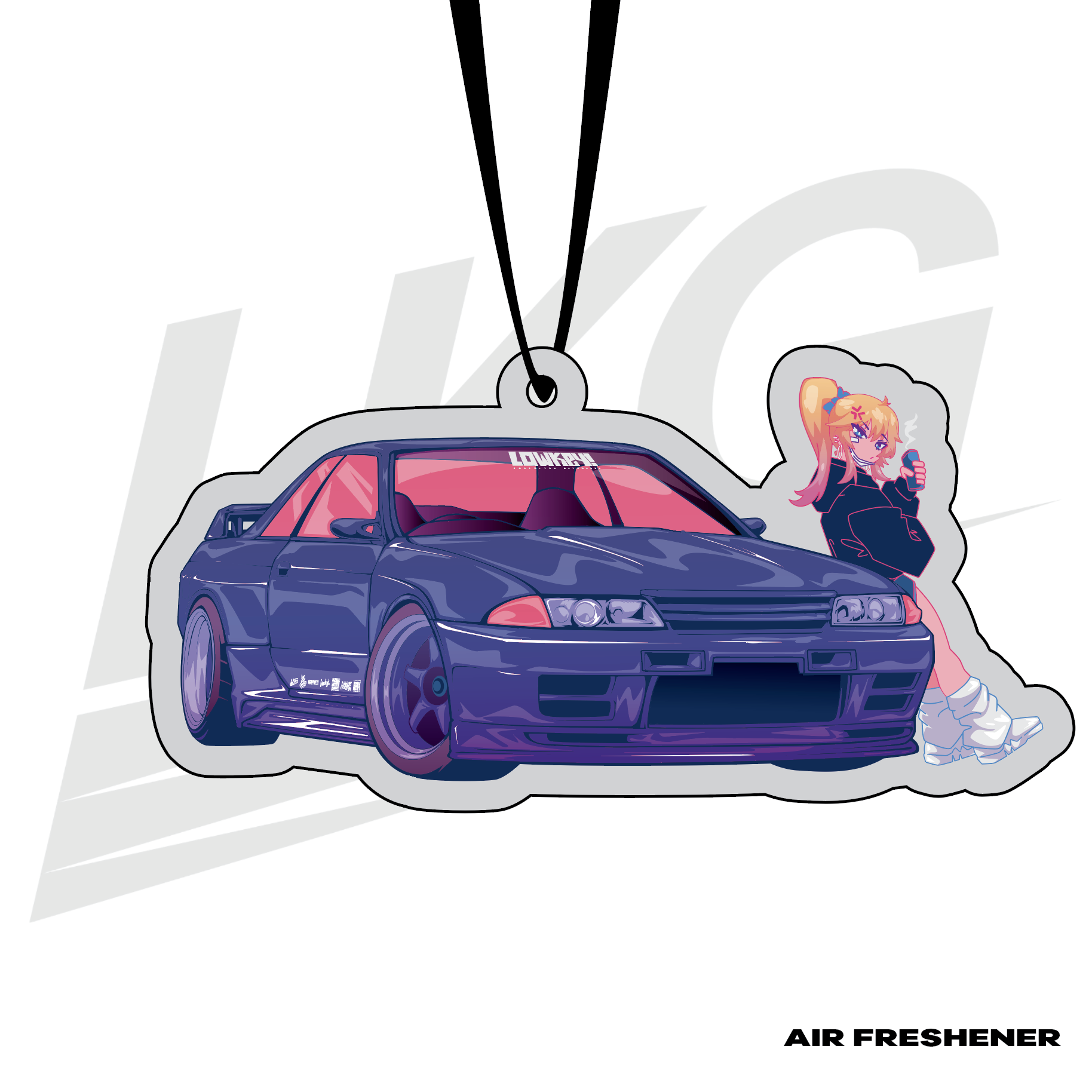 LOWKEY! "LATE NIGHT KONBINI RUN" AKARI BNR32 AIR FRESHENER
